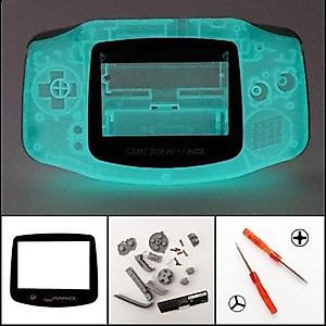 New Full Housing Shell Cover Case Pack for Gameboy Advance GBA Repair Part-Glow in The Dark