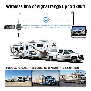 Haloview 7'' 720P Wireless Range Dominator System RD7 MAX