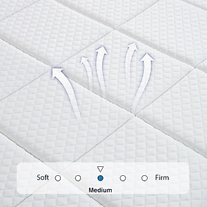 Dyonery 14 Inch Mattress Twin XL Gel Memory Foam CertiPUR-US Certified Mattress in A Box, Made in USA, 80"×38"×14"