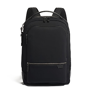 TUMI Harrison Bradner Leather Laptop Backpack - 14-Inch Computer Bag for Men and Women - Black