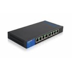 Linksys LGS108P Business 8 Port Desktop Gigabit Unmanaged Network Switch with 4 Port PoE+