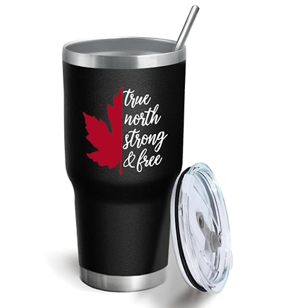Canada Day Tumbler With Lids For Beach