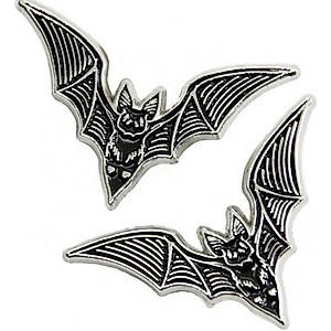 Nice2Pcs Bat Enamel Pin Alternative Goth Witchy Style Bat Jewelry Halloween Accessory