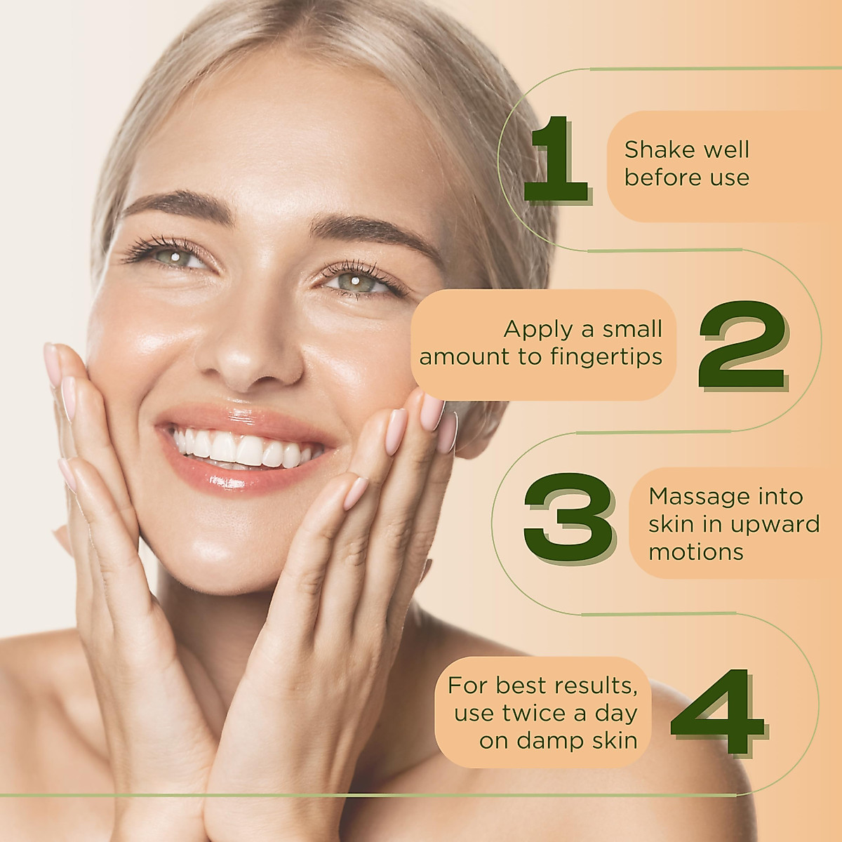 InstaNatural Hyaluronic Acid Serum for Face, Brightens, Hydrates, Reduces the Look of Fine Lines and Wrinkles, with Vitamin C, Jojoba Oil, and Aloe Vera, 2 Fl Oz