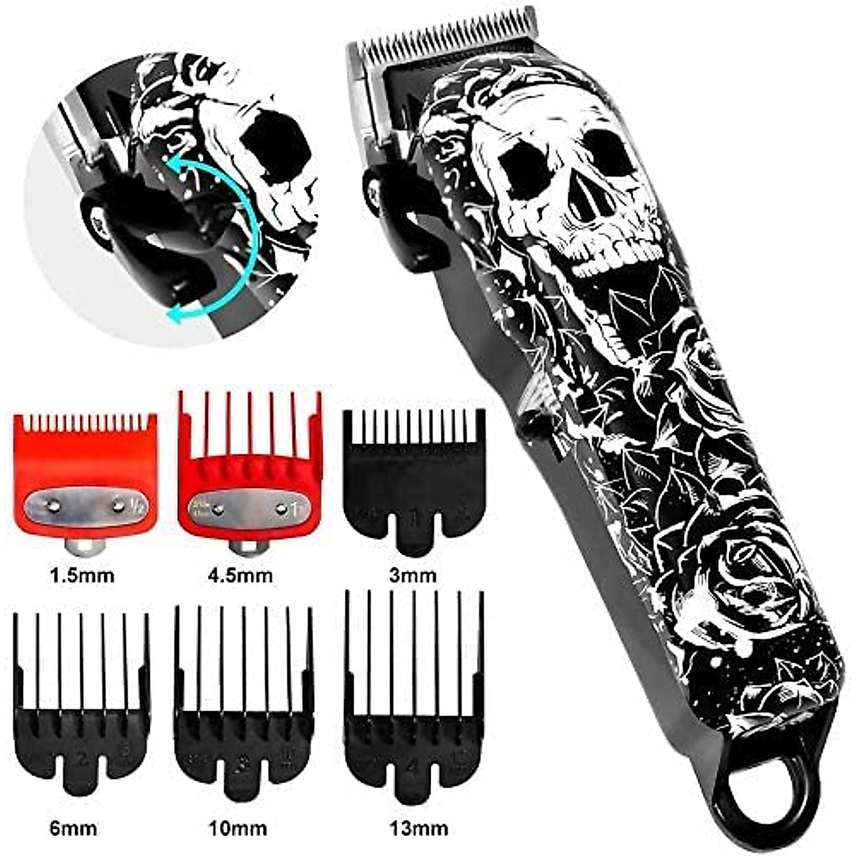 SURKER Hair Clippers for Men Professional Cordless Hair Trimmer Beard Trimmer Haircut Grooming Kit Barber Hair Cut Rechargeable