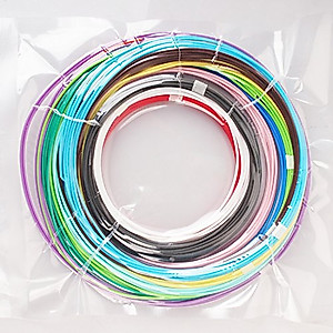 3D Pen PLA Filament Refills 1.75mm, 16 Colors, 10 Foot per Color, Total 160 Foot