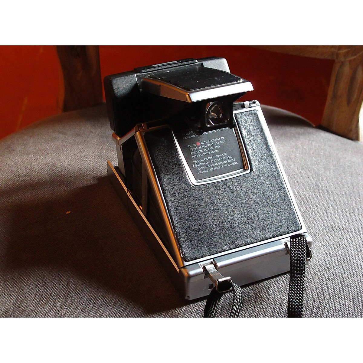 Polaroid SX-70 Black Camera Refurbished