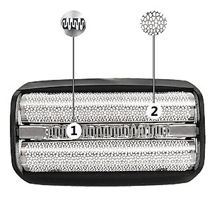TECKEEN Replacement Shaver Foil for Braun 3 Series Smart Control&4000 SyncroPro Shaver