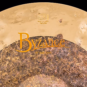 Meinl Cymbals Byzance 19" Dual Crash — Made in Turkey — Hand Hammered B20 Bronze, 2-Year Warranty (B19DUC)