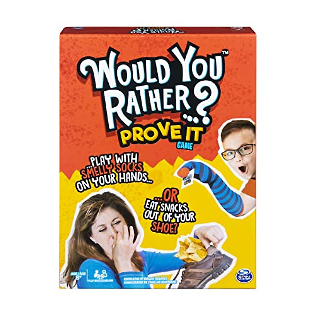 Spin Master Games Would You Rather…? Prove It, Hilarious Family Game of Demented Dilemmas, for Ages 8 and Up