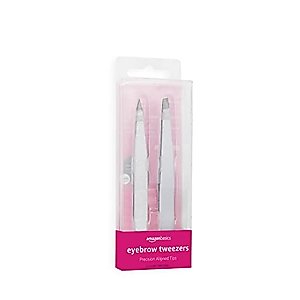 Amazon Basics Eyebrow Tweezers 2-Pack