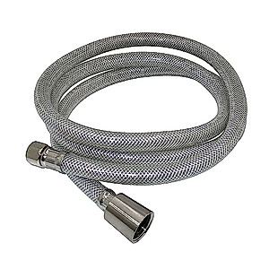 Kingston Brass KSSLSPR8K Nyloom 60" Kitchen Faucet Spray Hose, Silver Gray/Brushed Nickel