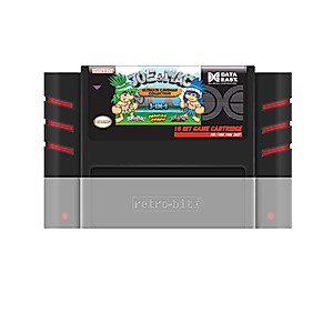 Retro-Bit Joe & Mac: Ultimate Caveman Collection SNES Cartridge - 3 Games in 1 - Super NES