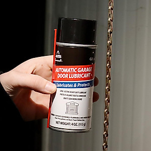 AGS Company Garage Door Lubricant, Aerosol, 4 oz, Garage Door Lubricant Spray, Protects Grage Door Rollers and Springs, Quiets Squeaky Garage Doors, All Weather Formula