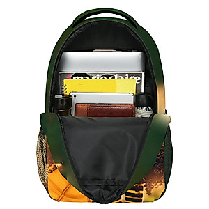 yalinan Black Girl BookBag Angel School Backpack Bee African American Book Bag for Teen Girls Kids