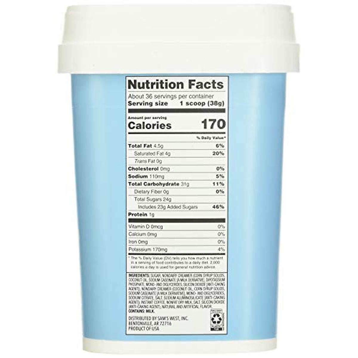 Member's Mark Vanilla Cappuccino Mix, 3 Pound