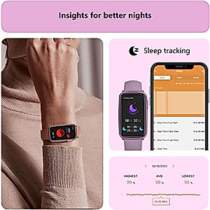 MorePro Fitness Tracker with Blood Pressure and Blood Oxygen, Fitness Watch with Heart Rate Monitor Health Sleep Tracking, Waterproof Smart Watch Activity Tracker Step Tracker for Women Men Kids