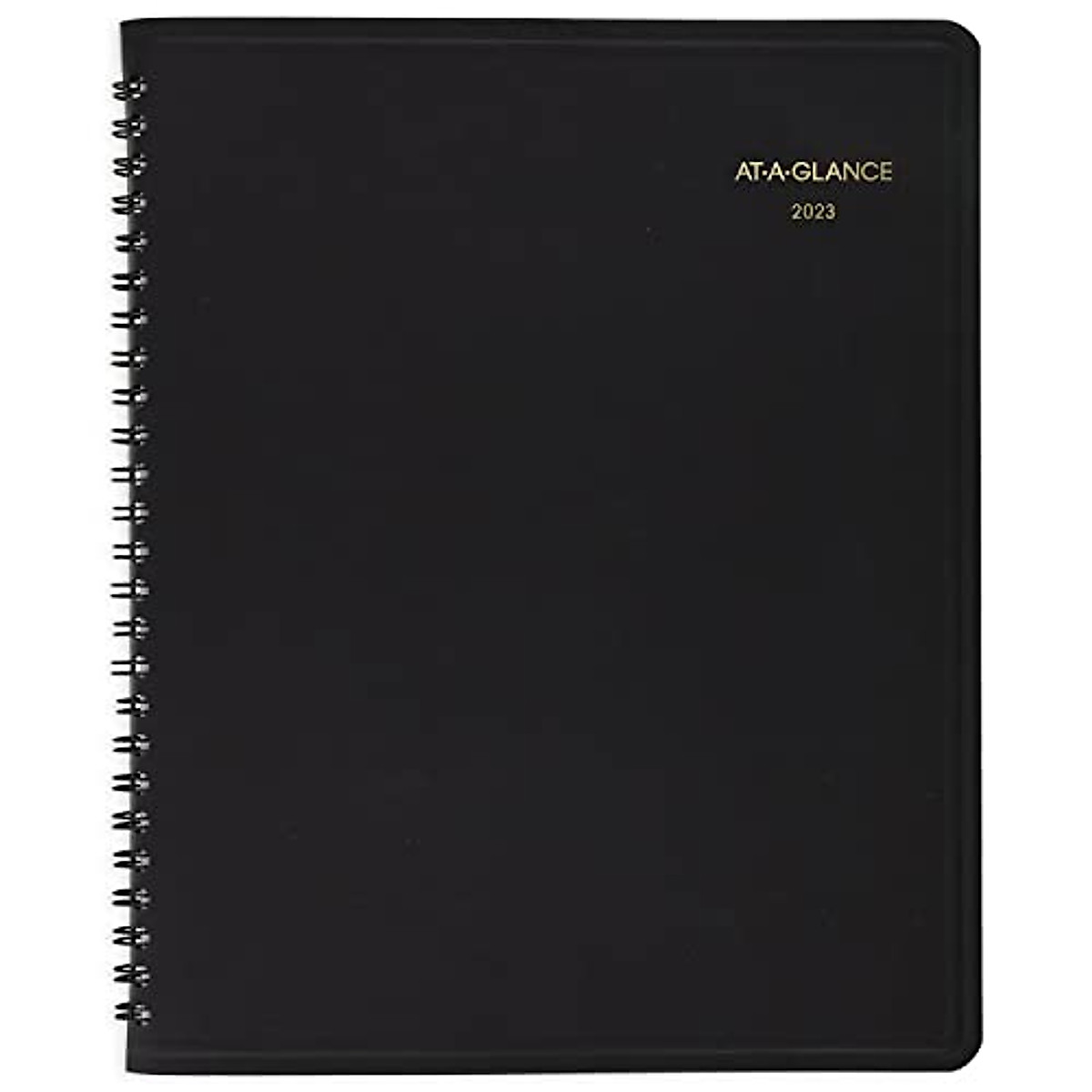 AT-A-GLANCE 2023 Monthly Planner, 7" x 8-3/4", Medium, Large Print, Black (70LP0905)