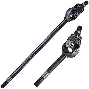 Detroit Axle - Front 2pc U-Joint CV Axles for 2005-2014 Ford F-250 F-350 Super Duty, 2 U-Joint CV Axles Assembly 2006 2007 2008 2009 2010 2011 2012 2013 Replacement