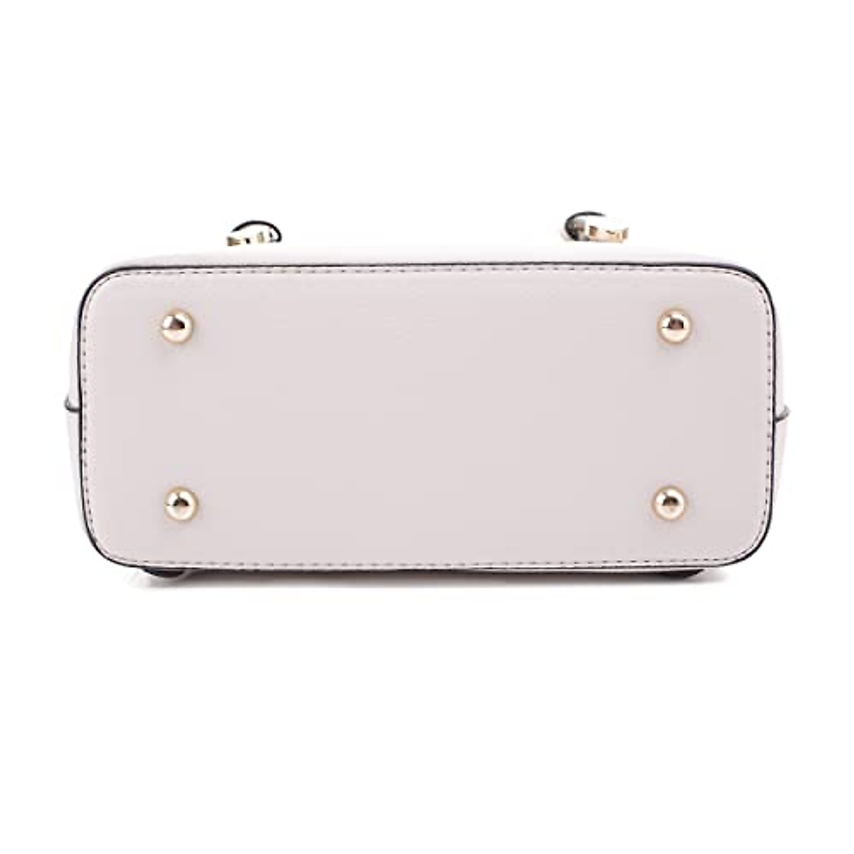 EVVE Faux Leather Small Fashion Backpack Purses For Women Girls Mini Daypack with Matching Wallet | Off white