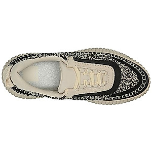 Dolce Vita Women's DOLEN Sneaker, White/Black, 8.5