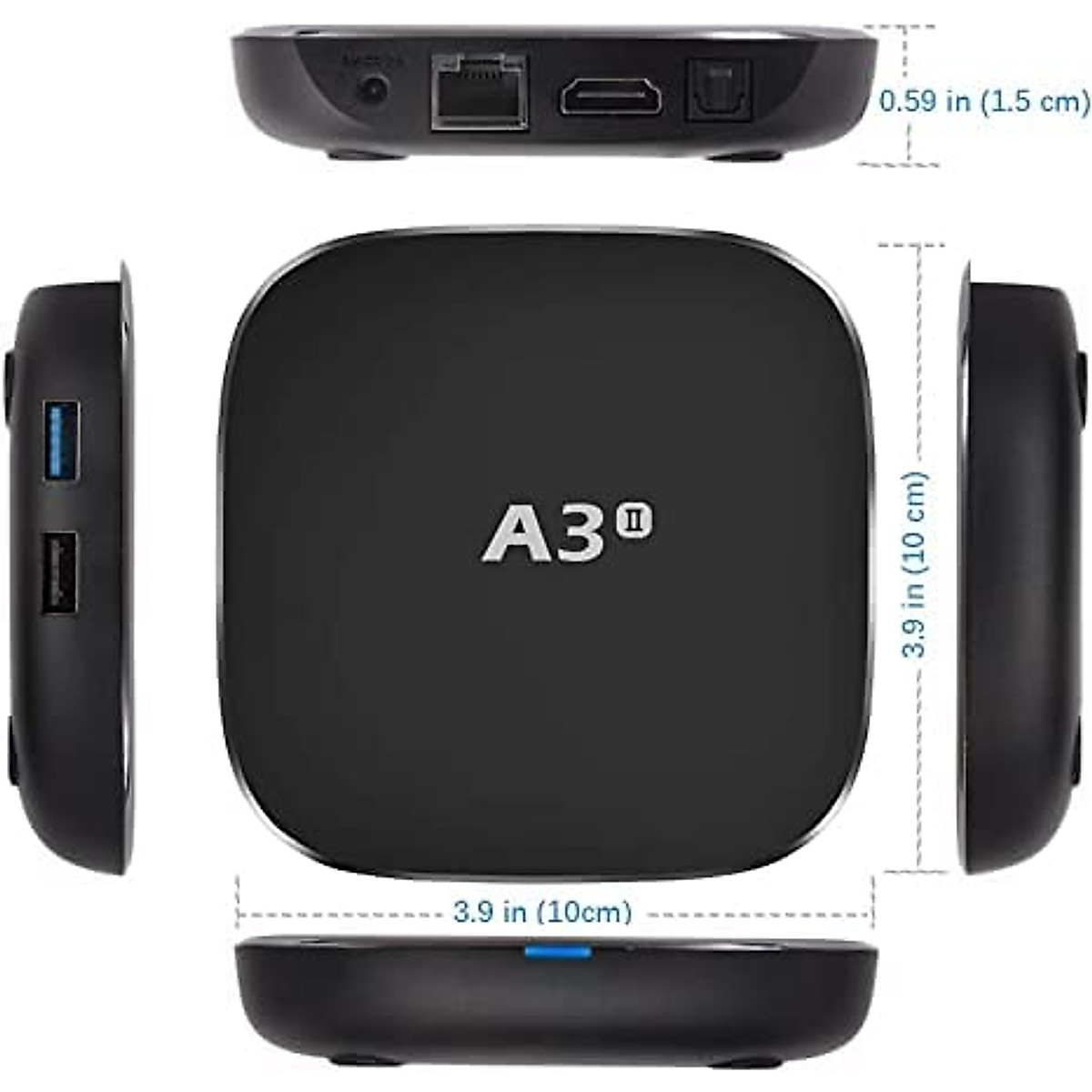 2023 第四代 HTV Box A.3 II H.TV Box A.3 Chinese 中文機頂盒 300+ 中港台頻道 直播 7天回放 華語 粵語 100k+ 海量高清影視劇集 最新高端 海外家庭必备 電視盒子