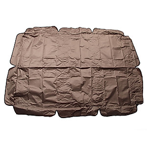 Swing Canopy Top Replacement with Premium 420D Silver Coated Oxford Fabric for Outdoor Garden, Waterproof Swing Chair Canopy for Yearround Use (Pssoppykpec1td7z-14)