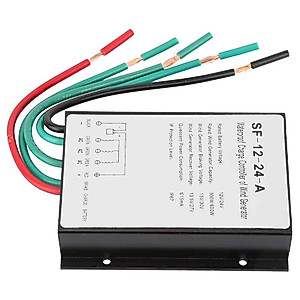 Wind Controller,12V/24V 300W/600W Waterproof Wind Turbine Generator Controller Regulator