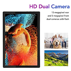 Estink 10.1 inch HD Tablet, Pink Dual Camera Tablet, Dual Sim, Callable, 3GB 64GB, 1280x800 Resolution, 5 Million Front and 13 Million Rear Pixels, for Android 8.0 Smart Operating System(US)