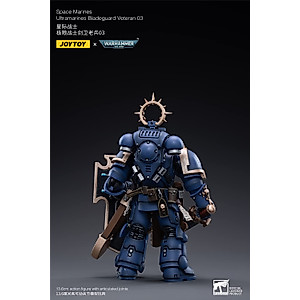 HiPlay JoyToy Warhammer 40K 1/18 Scale Science-fiction Action Figures-Ultramarines Space Marines Bladeguard Veterans 03