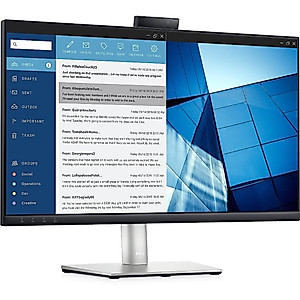 Dell C2423H 23.8" Full HD WLED LCD Monitor - 16:9 - Black, Silver (Renewed)