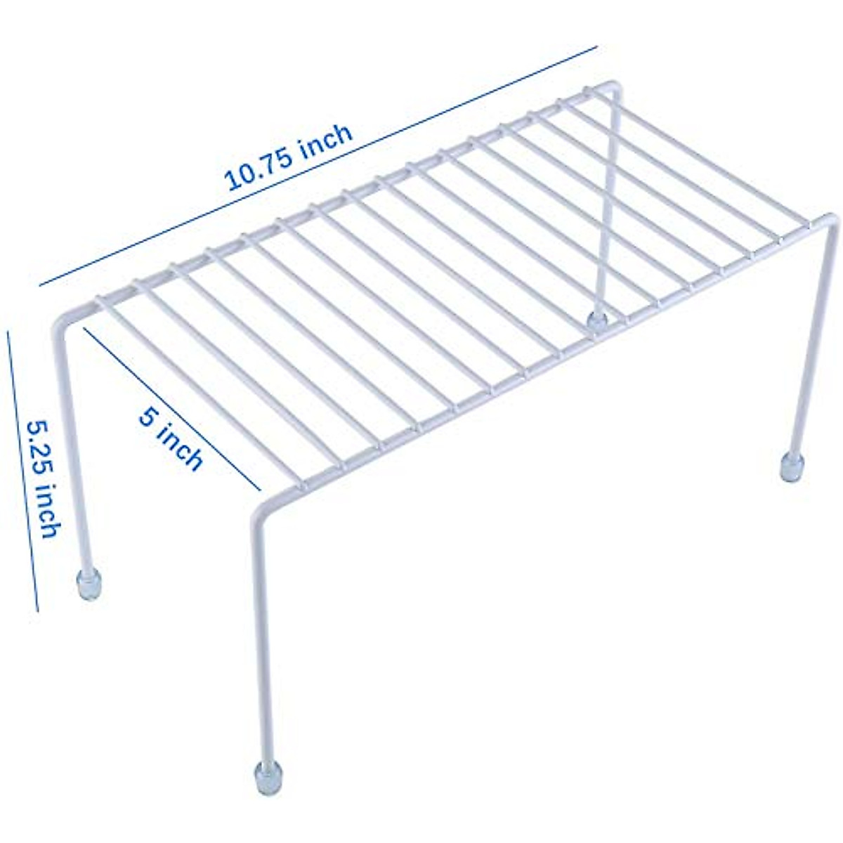yaenoei Kitchen Shelves, Cabinet Organization Mini Storage Shelf, White,Set of 6