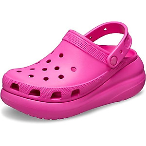 Crocs Unisex Classic Crush Clogs | Platform Shoes, Juice, 8 US Men