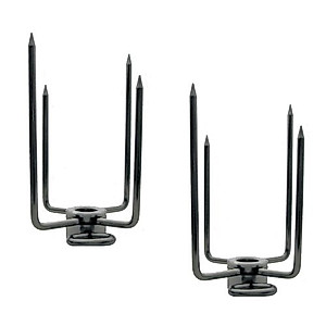 OneGrill 3WSS40 Stainless Steel Grill Rotisserie (Compatible with All Weber 300 Series 3 Burner Genesis/Genesis II/Spirit/Spirit II) W/ 13 Watt Electric Motor; 3/8 Inch Square Spit Rod.