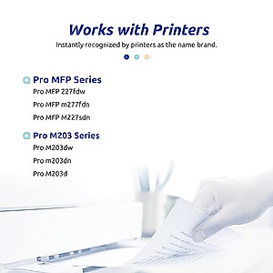 INK E-SALE Compatible Toner Cartridge Replacement for HP 30A CF230A (2-Pack), for use with HP Laserjet M203d M203dn M203dw HP Laserjet Pro MFP M227fdn M227fdw M227sdn Printer with IC Chip