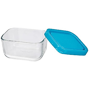 Bormioli Rocco Frigoverre 335180MA2321990 Food Container, Transparent, 9.7cm x 5cm