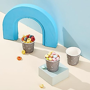 JOLLY PARTY 2 oz Small Paper Cups,360 Pack Bathroom Cups, Mouthwash Cups, Disposable Mini Paper Cups for Bathroom, Paper Sampling Cup