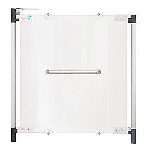 Qdos Crystal Designer Baby Safety Gate - Meets Tougher European Standards - Modern Design and Unparalleled Safety - Beauty & Safety Together at Last - Simple Installation | Hardware Mount