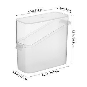 2 Pack Sliced Cheese Storage Container for Fridge - Clear Cheese Holder with Flip Airtight Lid for Cheese and Butter Block Storage