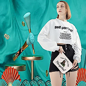 LEVLO Stars Fans Gifts You Smell Like Hospital Makeup Bags Housewives Gifts (You Smell Like Hospital)