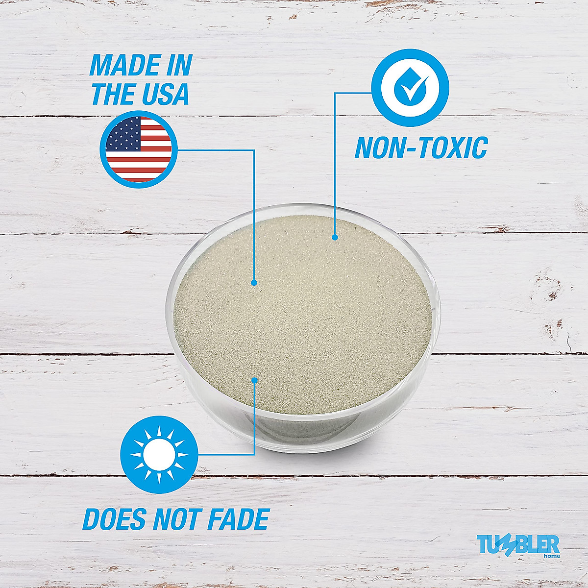 Real Beach Sand from Florida - Soft, Fine Sand for Vase Filler, Home Décor, Weddings, Terrarium, Aquariums, Arts & Crafts.