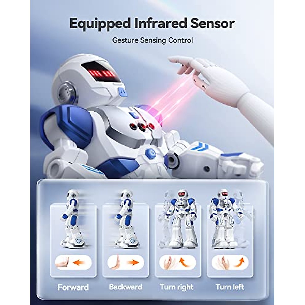 Ruko 1088 Programable Robot and 6088 Robot, Interactive RC Robot for Kids