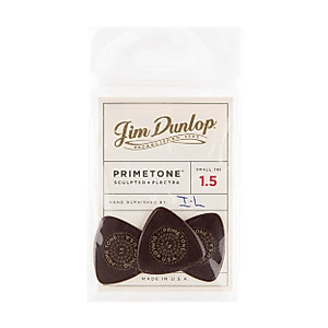 Dunlop 517P150 Primetone Small Triangle Smooth Pick 1.5mm- 3 Pack