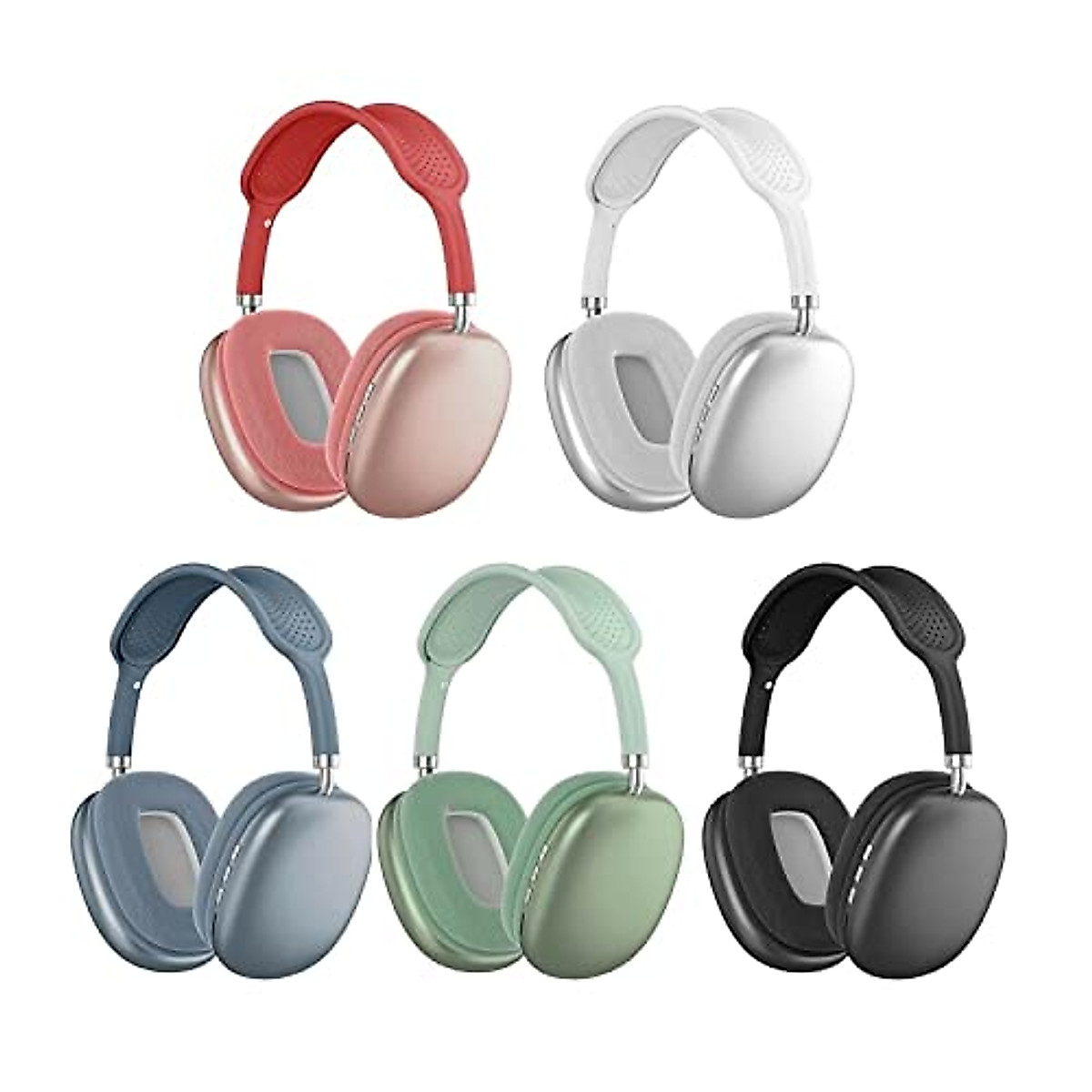 FORGUN Headsets Wireless Stereo Headphones Bluetooth Music Wireless Headphones Microphone Sports Headphones Electronics (Color : P47 Black)