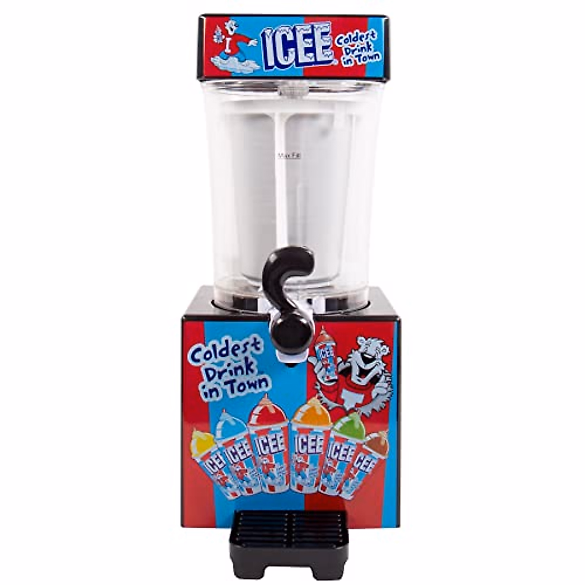 ICEE Slushie Machine. Genuine ICEE Home Countertop Slushie Maker. Creates up to 34Floz of Ice Cold ICEE Slushy. Officially Licensed ICEE Merchandise.