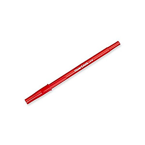Paper Mate Write Bros Ballpoint Pens, Medium Point (1.0mm), Red, 12 Count