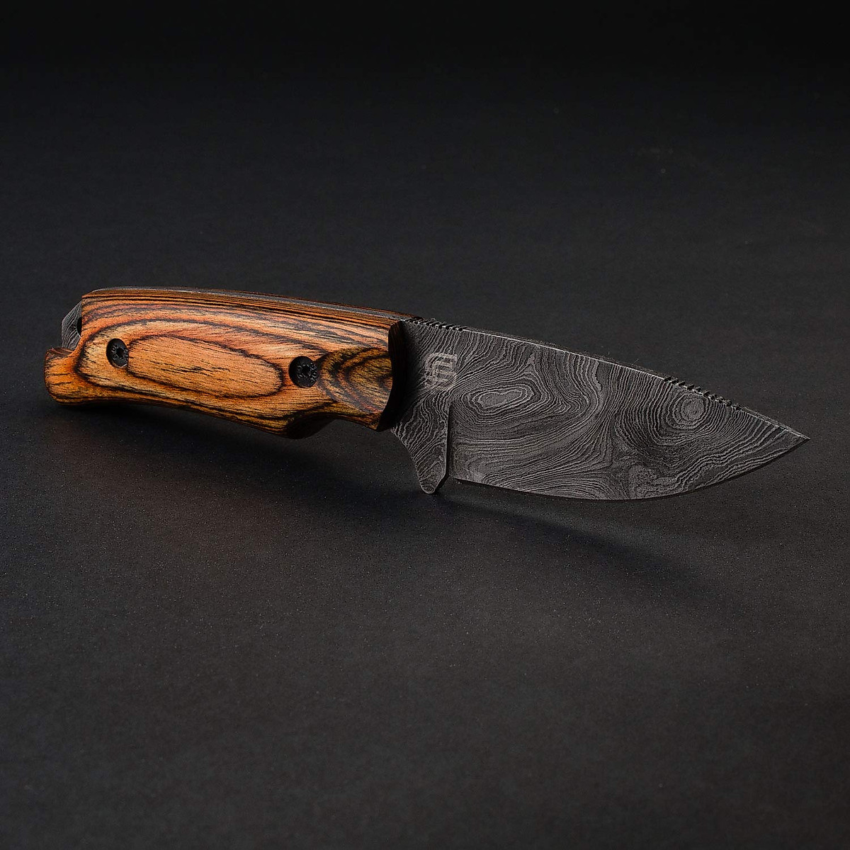 Forseti Steel Boone Damascus Steel Skinner Knife