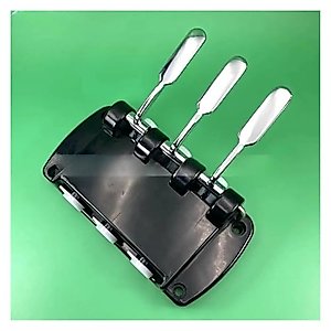 VTNHCWB 1 Set Valve Block Fttings Head Front Panel Part，Compatible for MQL Soft Ice Cream Machines Accessories +3 Valve Rods 3 Metal Handles