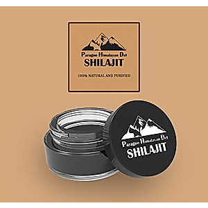 Shilajit Pure Himalayan Organic, Authentic Shilajit Resin Pure Body Extra Detox with Anxiety Supplements| Fulvic Minerals| Fulvic Acid Supplement for Immune Support & Boosting Brain Energy (20 Grams)