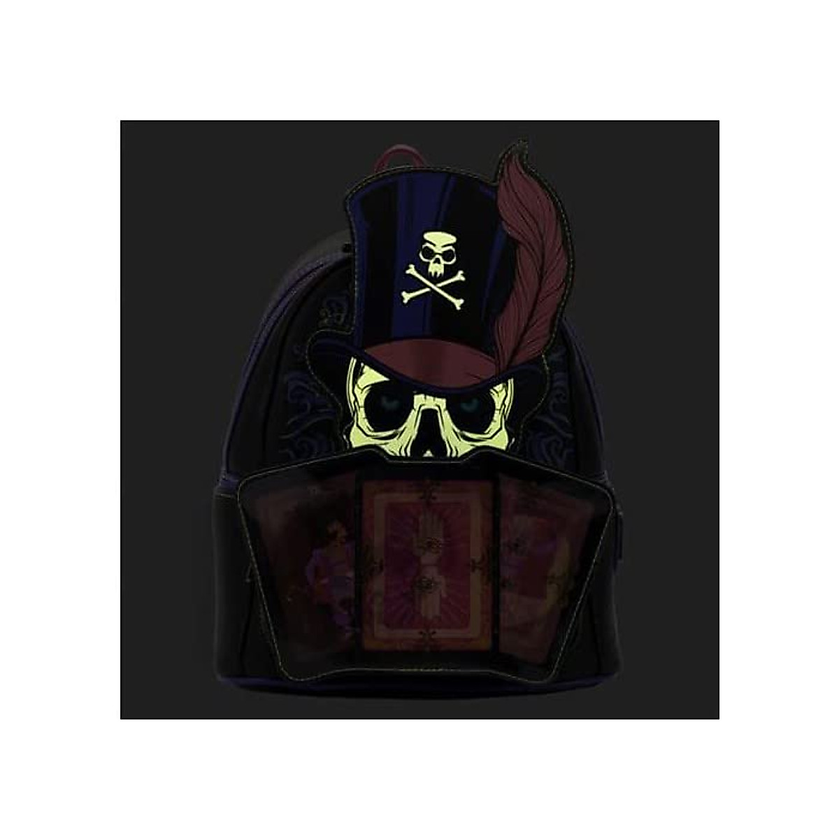 Loungefly Disney PATF Dr. Facilier Lenticular Womens Double Strap Shoulder Bag Purse, One Size